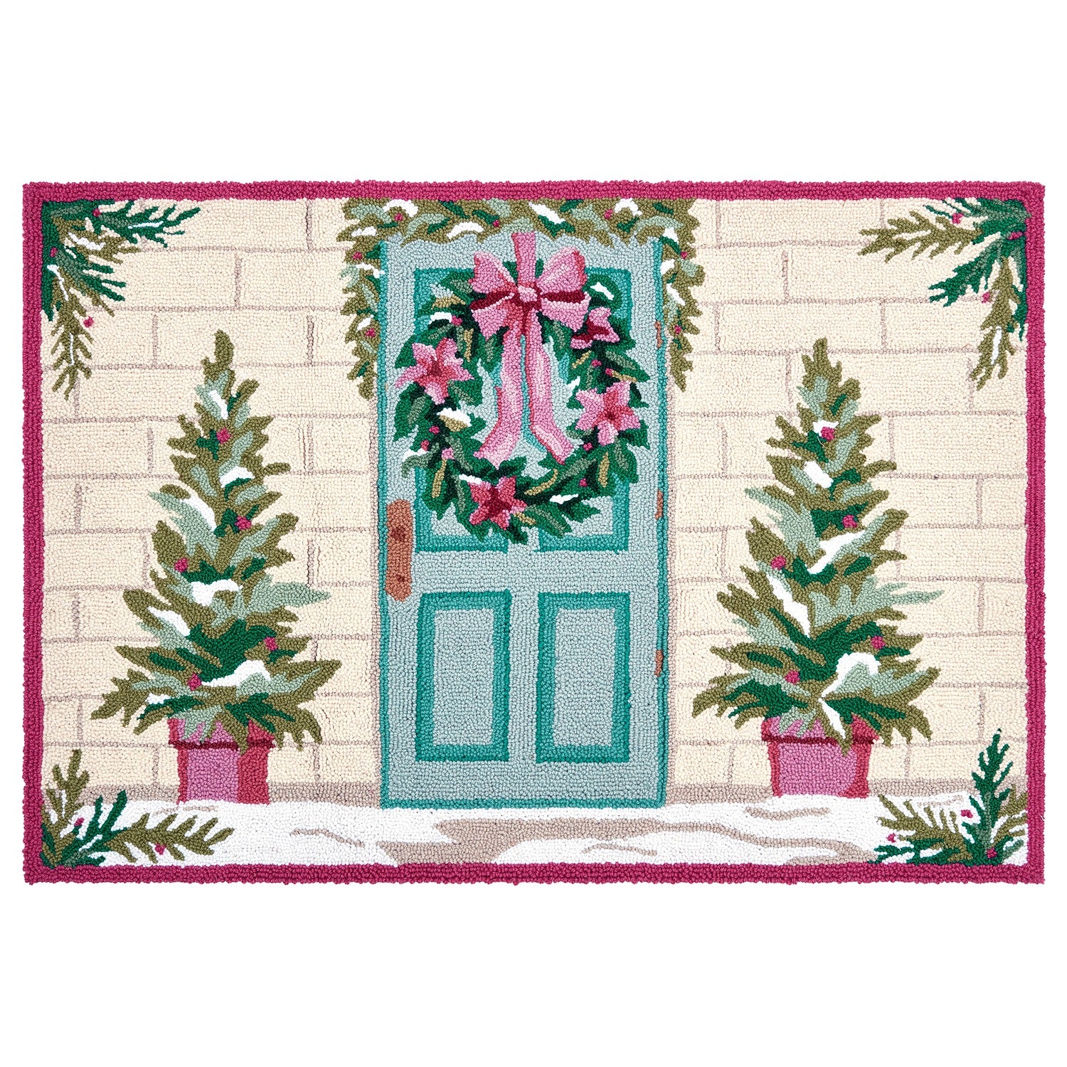 Holiday Front Porch Hook Rug – Gorgeous Living